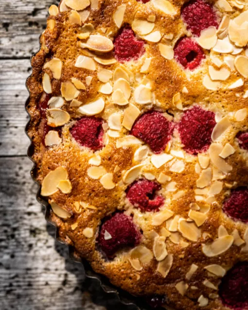 Raspberry bakewell tart - Stonegate Estate