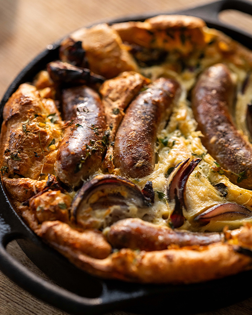 Toad in the Hole with Sage Fried Eggs | Stonegate Estate Eggs