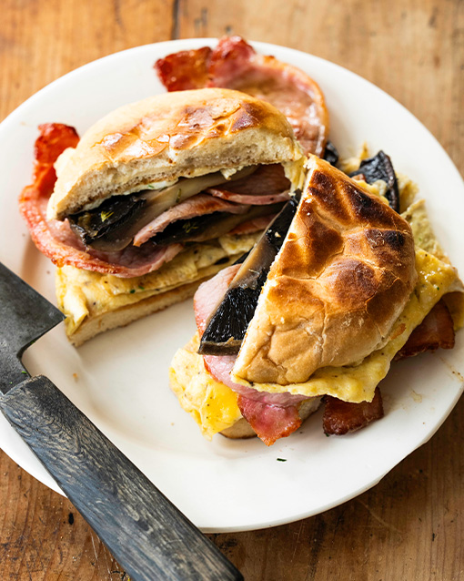 Gill Meller's Folded Breakfast Bap - Stonegate Estate