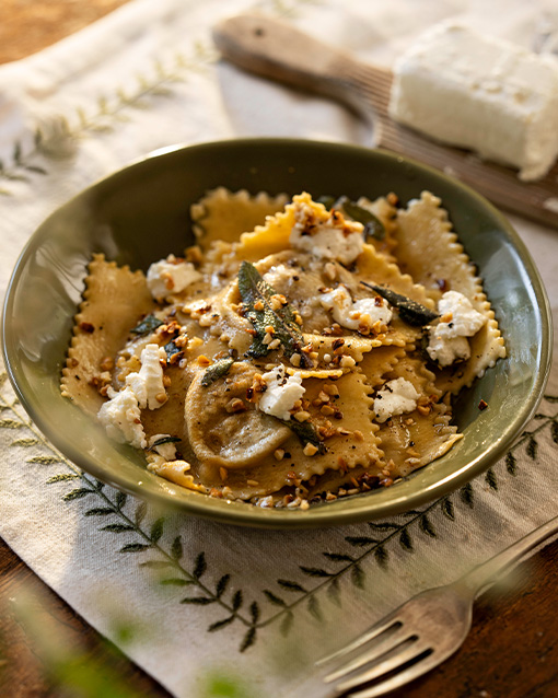 Gill Meller's Ravioli filled with Squash and Sage - Stonegate Estate